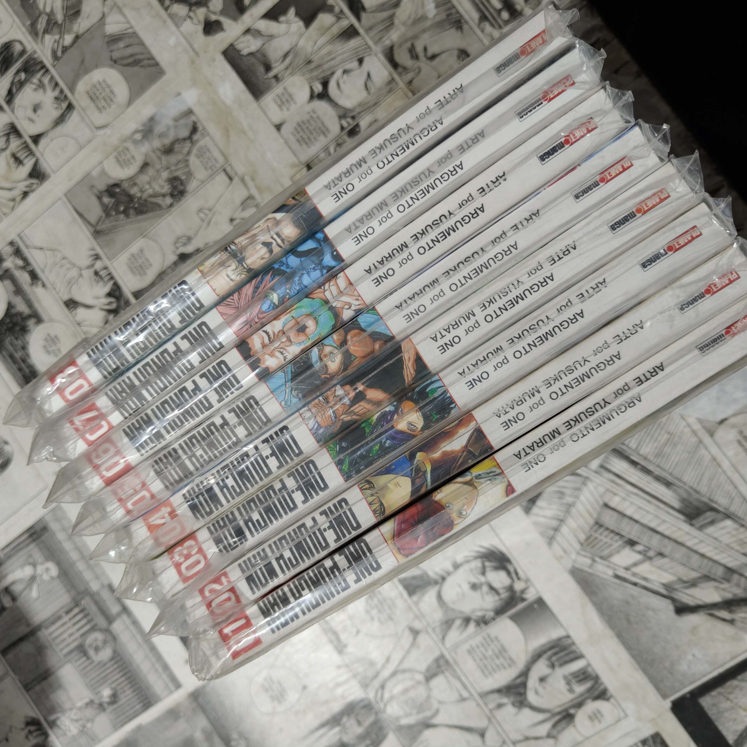 One Punch Man – Vol.1 ao 8 (Lote #286) – Capitão Onigiri