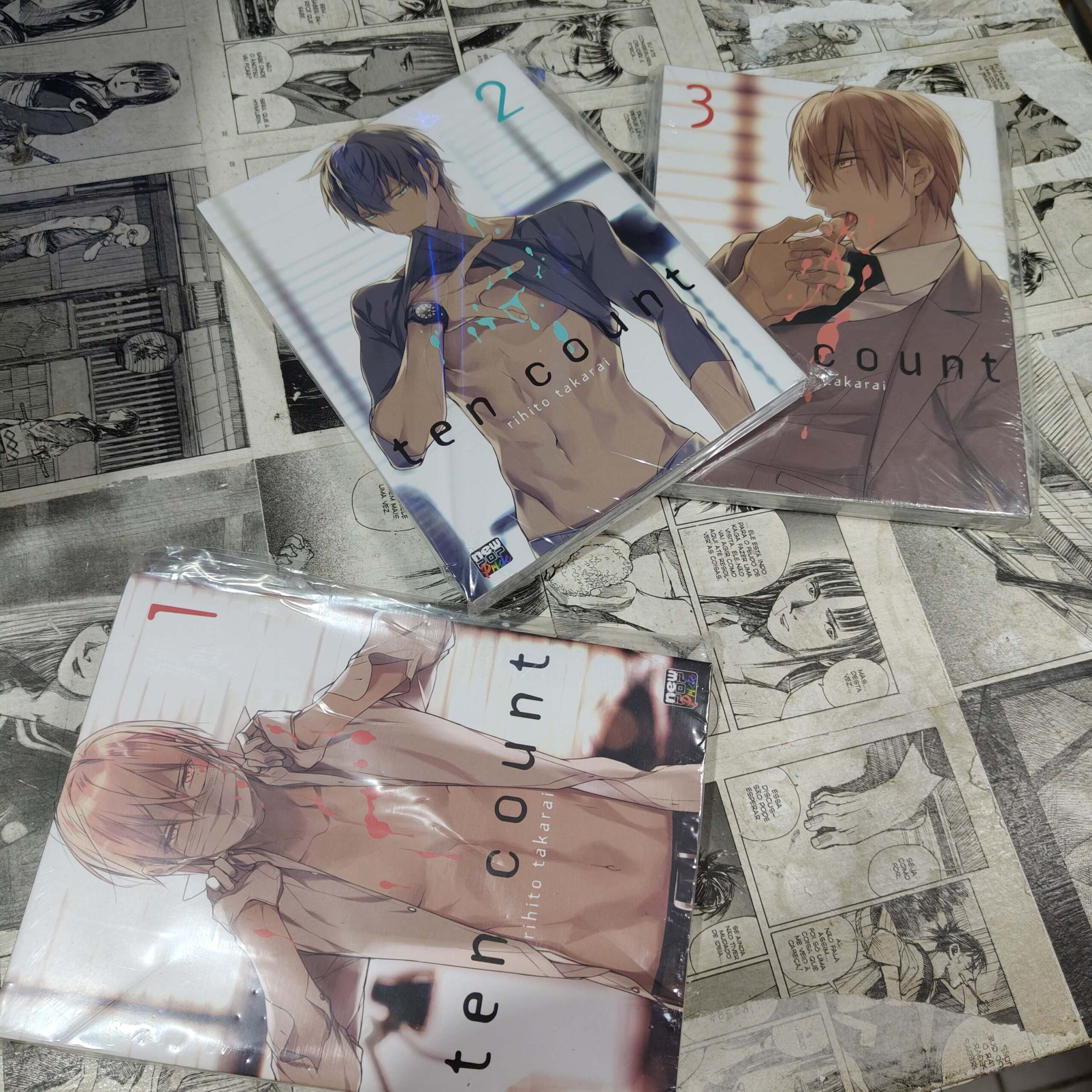 Ten Count – Vol.1 ao 3 (Lote #283) – Capitão Onigiri